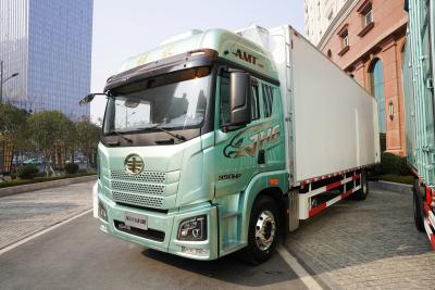 China Qingdao Jiefang CA5181 JH6 Half-Row Seats Diesel 10-Speed 350 Hp 4X2 9.7m AMT Automatic Refrigerated Truck for sale