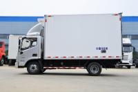 China 158HP 4X2 Single Row Seats Six Gears 4.08m Double Doors White Cargo Box Foton BJ5048 Refrigerated Truck for sale