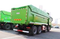 China Qingdao Jiefang Dump Truck JH6 Heavy Truck Diesel 400HP Half-Row Seat 8X4 5.8m Rear Flip Dump Container for sale