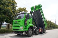 China FAW Jiefang Dump Truck J6L Heavy Truck Diesel 10 Gear 350hp 8X4 Airbag Shock Absorbing Seat Dump Box for sale