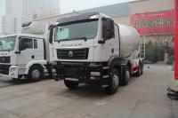 China Sinotruk SITRAK C7H Heavy Duty Truck Diesel 16-Speed 400HP 8X4 6.5m3 Concrete Mixer Truck for sale