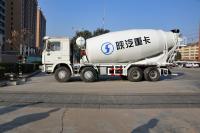 China Shaanxi Automobile Heavy Truck Delong F3000 375HP 8X4 Hydraulic Main Seat Concrete Mixer Truck for sale