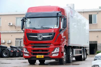 China Dongfeng DFH5310 Diesel 14 Gear 465 Hp Half Row High Roof 8X4 9.4m AMT Automatic Refrigerated Truck for sale