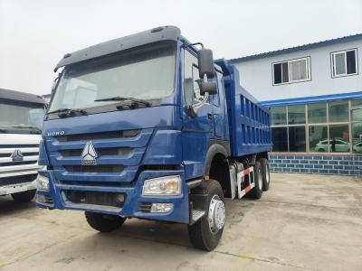 China Truck In Africa Howo Dump / Tipper 6*4 Blue Color 10 Wheels With High Refubished New Bucket for sale