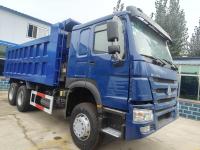 China Truck In Africa Howo Dump / Tipper 6*4 Blue Color 10 Wheels With High Refubished New Bucket for sale