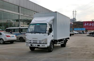 China Cargo Trucks Isuzu 15 Tons Lorry Truck Van Box Diesel Engine 5.2L Displacement 4*2 Drive Mode for sale