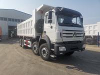 China Brand New Dump Truck Beiben 8*4 White Color Weichai 380hp Turbocharged Euro 2 Use In Africa for sale
