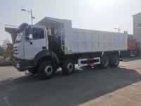 China Brand New Dump Truck Beiben 8*4 White Color Weichai 380hp Turbocharged Euro 2 Use In Africa for sale