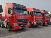 China Howo Tractor Truck High Roof Cabin Howo T7H Horse Head Towing 50 Tons Weichai 440hp Powerful Engine for sale