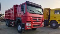 China Howo Dump Truck Used One And Half Row Cabin Sinotruk Tipper 20cbm Box 380hp Euro 2 Emission for sale