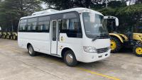 China Coaster Mini Bus Yuchai Engine Mudan MD6668 25 Seats 2+2 Seats Layout New Air Conditioner for sale