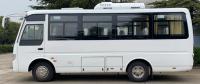 China Coaster Mini Bus Yuchai Engine Mudan MD6668 25 Seats 2+2 Seats Layout New Air Conditioner for sale
