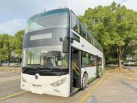 China Used Tour Bus Luxury 37 Seats Double Floor RHD Weichai Engine Diesel Coach Bus Sunlong SLK6126 for sale