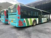 China Yutong City Bus Diesel Yuchai Engine ZK6125 Double Door 43 Seaters 98 Passengers Leaf Spring for sale