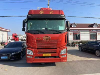 China Used Head Trucks With ABS Jiefang Tractor Head JH6 2021 Year 6*4 Drive Mode AT Weichai550hp for sale