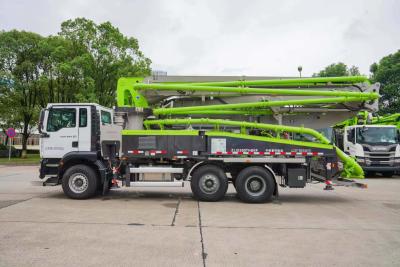 China Concrete Pump Truck 37 Meters Zoomlion 6*4 Sinotruk Sitrak Chassis Five-Section Boom For Flexibility for sale