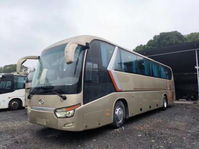 China Buses Coach 55 Seater Kinglong Champagne Color 53 Seats XMQ6129 Euro 3 Emission LHD＆RHD for sale