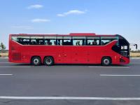 China Luxury Bus Coach Yutong 56 Seats Model ZK6137 Double Rear Axle 2021 Year Airbag Suspension for sale