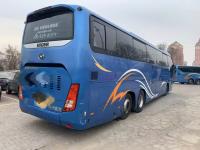 China Coach Bus Second Hand Higer KLQ6132 Weichai 375hp Doubel Diff Bus 56 Seats Double Rear Alxe Lux Transport for sale