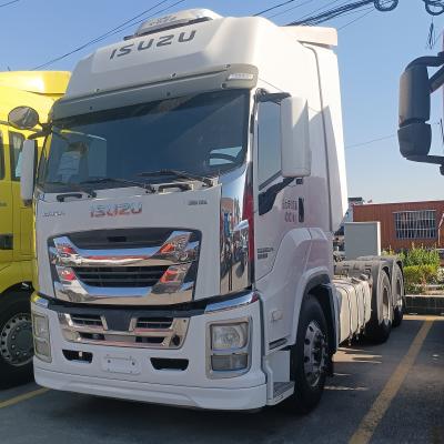 China Used Semi Trailer Head Tractor Truck Isuzu 460hp Trailer Truck 6×4 Drive Model 2020 Year High Transport for sale