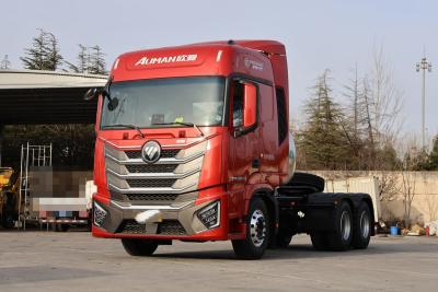 China Used Foton Auman 6X4 Tractor Truck Head GTL6 10 Tires For Long Distance Transport LNG Engine 530hp for sale
