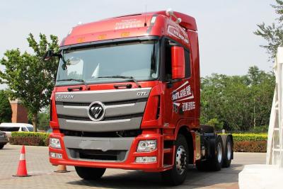 China Used  Fast Gearbox Tractor Head Foton Auman 430hp 10 Wheels Cummins Engine Heavy Load Mining Conditions for sale