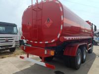 China Howo Oil Truck 20 Cubic 10 Tires Howo TX Model Fuel Tanker 6*4 Flat Roof 350hp for sale