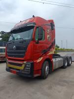 China Howo Used Tractor Truck 31 - 40t Load Capacity 6x4 Drive Wheel ISO for sale