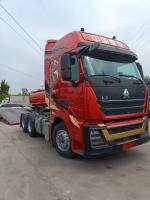 China Howo Used Tractor Truck 31 - 40t Load Capacity 6x4 Drive Wheel ISO for sale