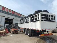 China Shock-Absorbing Seats SINOTRUK Fence Truck Diesel 460HP 6 Cylinders 8x4 9.5m Air Conditioning for sale