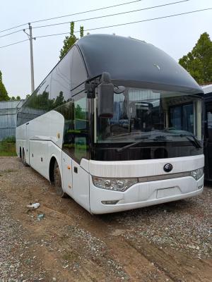 China Coach Bus Second Hand Yutong Zk6147 Yuchai 375hp  Leaf Spring 56 Seats  Lux Transport With Air Condition for sale