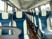 China Used Diesel Foton Bus 50 Seater Leafspring Commuter School Airport Church Coach Buses for sale