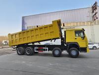 China Second Hand Dump Truck  howo 8*4 LHD Mode 375hp  Used Construction Dump Truck With Low Mileage for sale