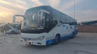 China Used Coach Buses Yutong Zk6120 Yuchai 375hp Euro 5 Leaf Spring 50 Seats  Lux Transport With Air Condition For Shuttle or Long Distance for sale