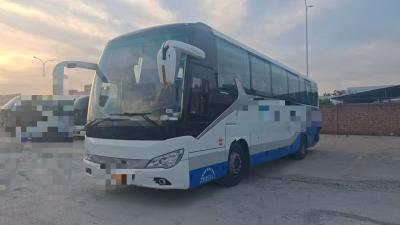 China Used Coach Buses Yutong Zk6120 Yuchai 375hp Euro 5 Leaf Spring 50 Seats  Lux Transport With Air Condition For Shuttle or Long Distance for sale