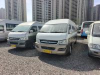 China Used Hiace Buses Jiulong Isuzu Engine Euro 4  Diesel 18 Seats With Air Condition For Shuttle or Short Distance for sale