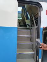 China Used Coach Buses King-long XMQ6129 Yuichai Euro5   Leaf Spring 54 Seats 2021 Year Lux Transport With Air Condition For Shuttle or Long Distance for sale