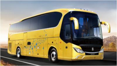 China 51 Seat Used Luxury Bus 10m3 Luggage Space Safe With 2 Emergency Exit for sale