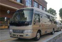 China 130 Km/H Max Speed Second Hand Coaster Toyota Brand Gasoline Fuel With 19 Seats for sale