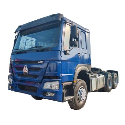 China Used 420HP Tractor Truck Weichai 6x4 40Ton Heavy Duty Long-Haul Logistics Head for sale