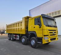 China Smooth Handling 375HP 8x4 Used Dump Truck for Urban Infrastructure Projects for sale