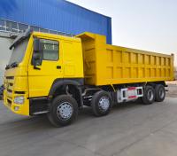 China Smooth Handling 375HP 8x4 Used Dump Truck for Urban Infrastructure Projects for sale