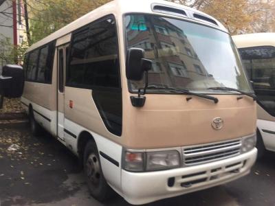 China TOYATO Used Coaster Bus Diesel 6 Cylinder Engine Made 2002 With Good Mileage for sale