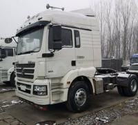 China White Shacman Brand Used Tractor Trailers 350hp Euro V Manual Diesel 2017 Year for sale