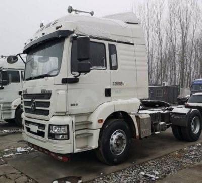 China White Shacman Brand Used Tractor Trailers 350hp Euro V Manual Diesel 2017 Year for sale