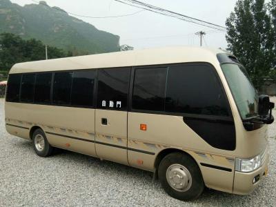 China 2010 Used Toyota Coaster Bus 23 Seats / Used Diesel Buses Automatic Door for sale