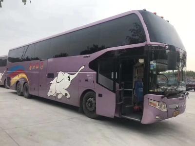 China Used Rear / Bach Double Axles Bus ZK6147 67 Seats Left Hand Drive Yutong 2012 Year for sale