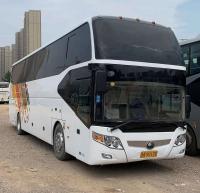 China 59 Seats Diesel Used Yutong Buses Max Speed 100km/H White 2014 Year ZK6127 for sale