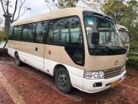 China 2010 Year Toyota Coaster Used Bus 23 Seats 15B Diesel Engine 2585mm Bus Height for sale