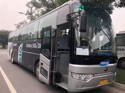 China Diesel Used Yutong Buses 6122 Type 53 Seats 2014 Year YC Engine Left Drive for sale